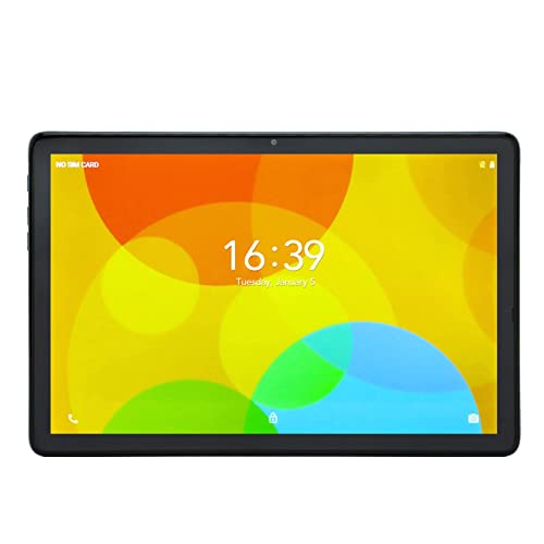 10.1 Inch Tablet, US Plug 100‑240V 512GB Expandable Octa Core 4G LTE Tablet for Office for Android 11 (Blue)