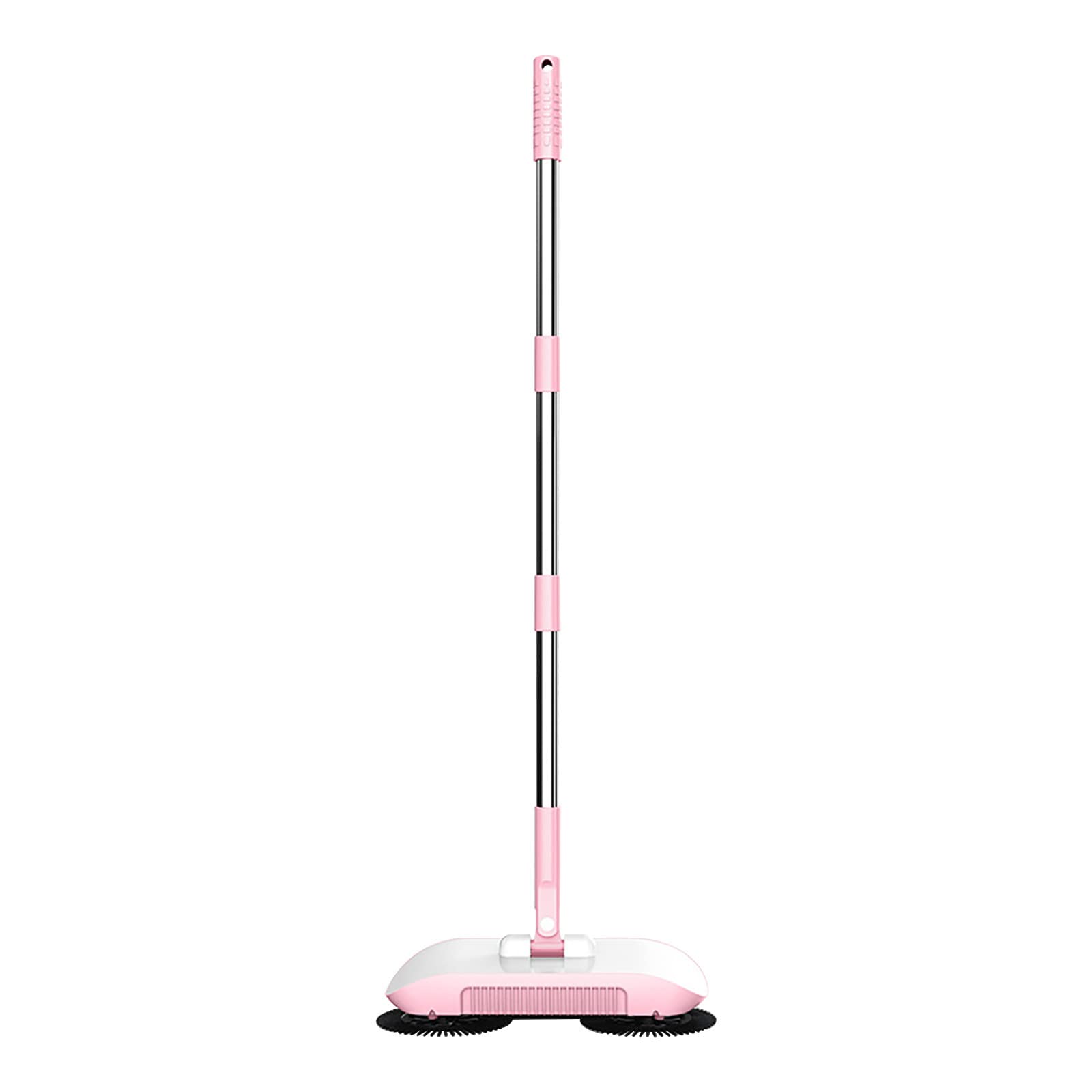 Sweeper 3-in-1 Mops for Floor Cleaning, Hand Push Sweeper Household Lazy Sweeper, Dry and Wet Multi Surface Floor Cleaner Lightweight - Ideal for Pet Hair&Crumby Messes (Pink)