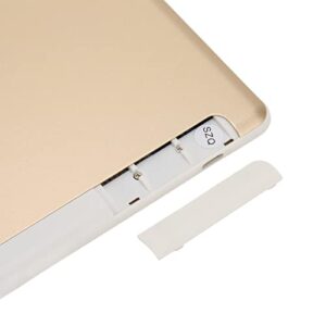 10.1 Inch HD Tablet Call Tablet 100-240V Dual Card Dual Standby Gold Dual Cameras for Office for Android 12 (US Plug)