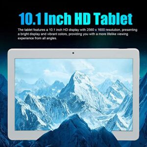 10.1 Inch HD Tablet Call Tablet 100-240V Dual Card Dual Standby Gold Dual Cameras for Office for Android 12 (US Plug)