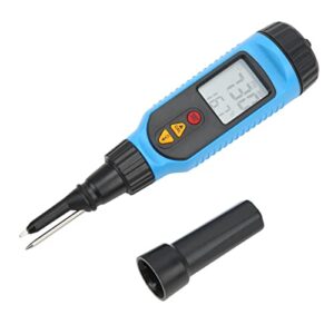 Ozgkee Ph Tester Pen, Ph Metre Ph Tester Pen Abs High Accuracy Portable Ph Meter with LCD Display for Bread Meat Fruit Food Ph Meter