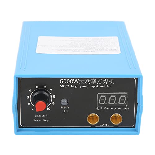 Spot Welder, Battery Spot Welding Kit AC100‑240V Rechargeable 5000W Easy to Operate for 32650 (US Plug)