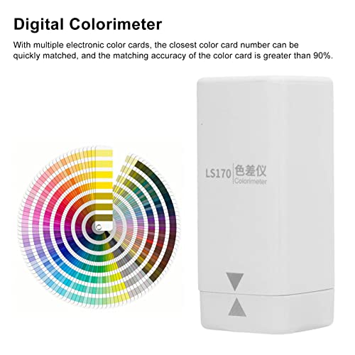 Color Difference Analyzer, Digital Colorimeter Smart APP Color Sharing with Data Line for Chroma Sampling