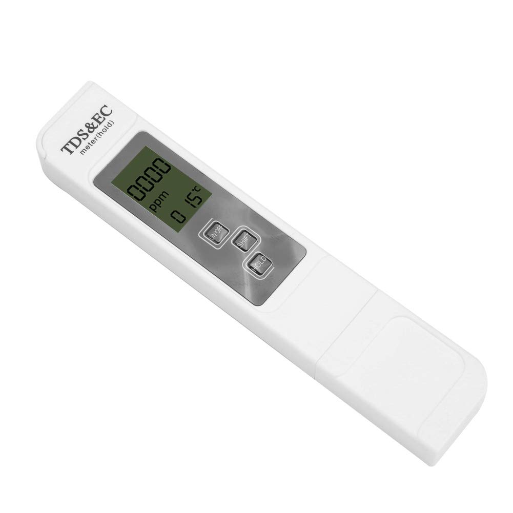 Multifunctional Digital LCD Water Tester Temperature Tds Ec Meter for Drink Beverage Tds Ec Meter Hold,Tds Ec