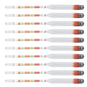 hydrometer tool, easy reading beer meter glass high accuracy wide application for office