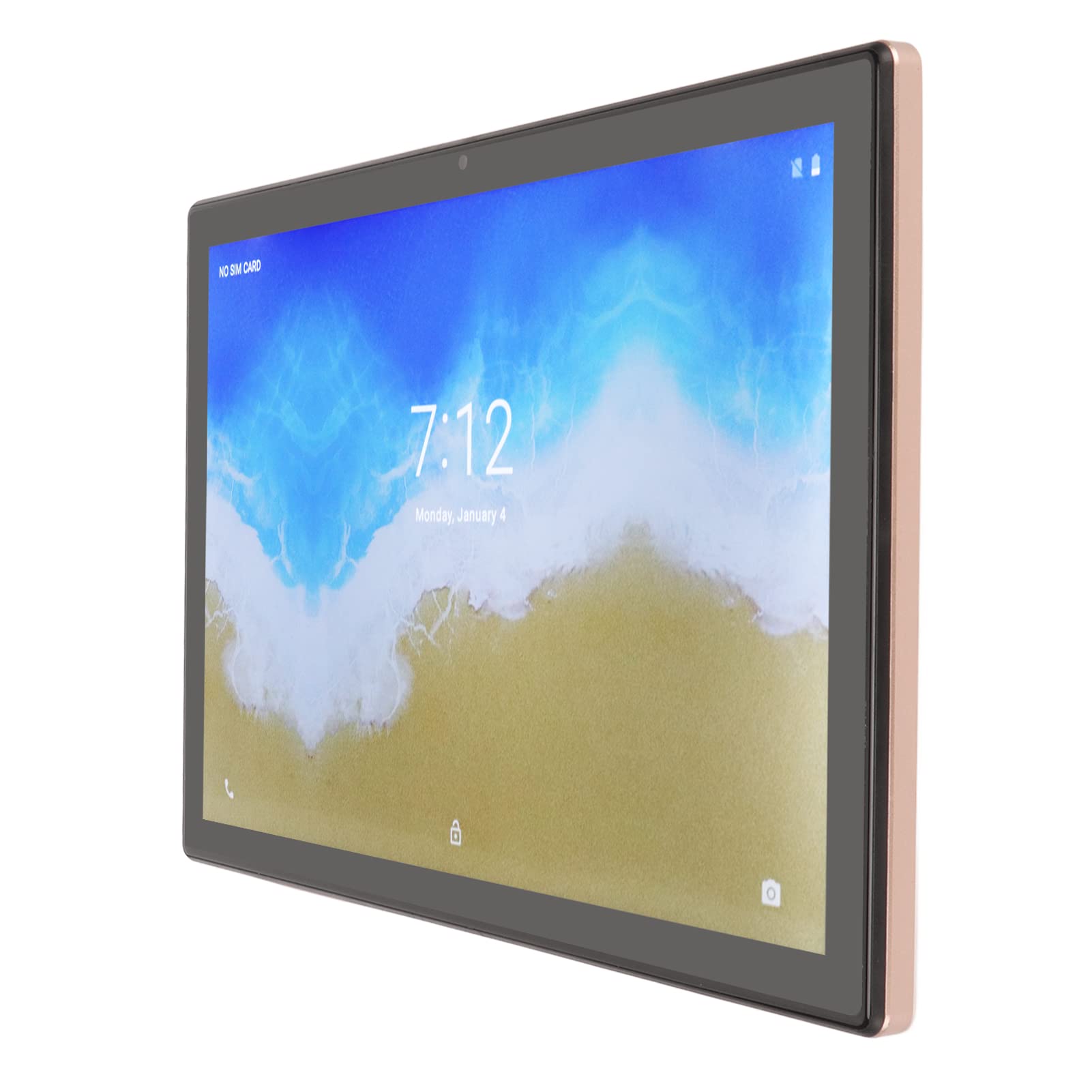 Naroote 8 Core Tablet, 5G WiFi 10.1 Inch Tablet 100‑240V 3200x1440 for Work for Android 12 (US Plug)