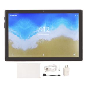 Naroote 8 Core Tablet, 5G WiFi 10.1 Inch Tablet 100‑240V 3200x1440 for Work for Android 12 (US Plug)