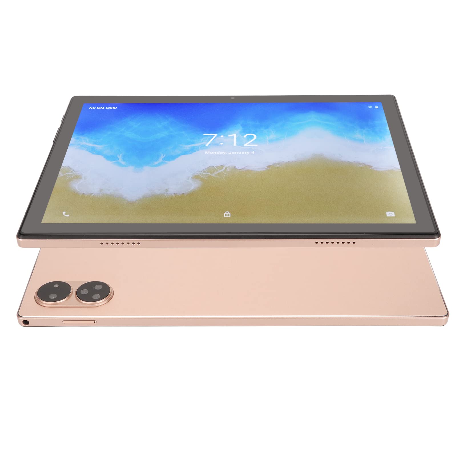 Naroote 8 Core Tablet, 5G WiFi 10.1 Inch Tablet 100‑240V 3200x1440 for Work for Android 12 (US Plug)