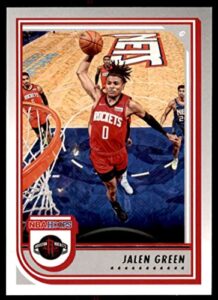 2022-23 panini nba hoops #126 jalen green nm-mt rockets