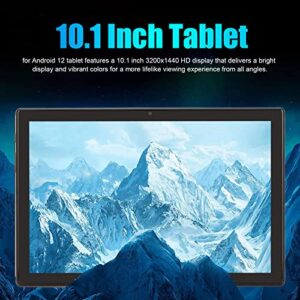 Octa Core Tablet, 5G WiFi 5800mAh 8GB RAM 128GB ROM 10.1 Inch Tablet 100‑240V 8MP Front 13MP Rear Camera for Android 12 for Study (US Plug)