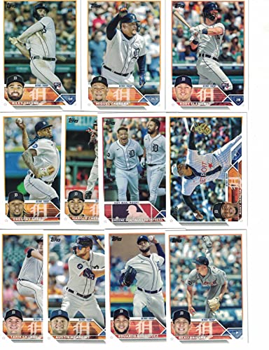 Detroit Tigers / 2023 Topps (Series 1 and 2) Team Set with (23) Cards! PLUS The 2022 Topps Baseball Team Set (Series 1 and 2) with (23) Cards. ***INCLUDES (3) Additional Bonus Cards of Former Tigers Greats: Alan Trammell, Jack Morris and Lou Whitaker! ***