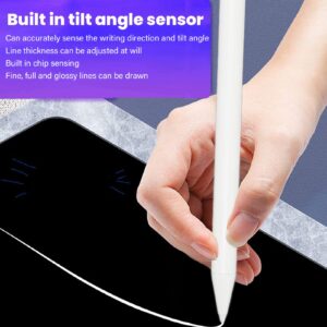 FOTABPYTI Tablet Stylus Pen, Touch Screen Pen Palm Rejection High Accuracy Tilt Angle Sensor for Pro 9.7in 2016 for Student (White)