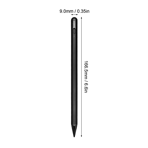 Tablet Stylus, Touch Screen Pen High Accuracy Tilt Angle Sensor Power Saving with LED Indicator for Mini 5 6 Generation for Student (Black)