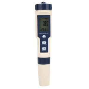 5 in 1 Portable Digital PH Salinity Temp TDS EC Meter Multifunctional Water Quality Tester Detector