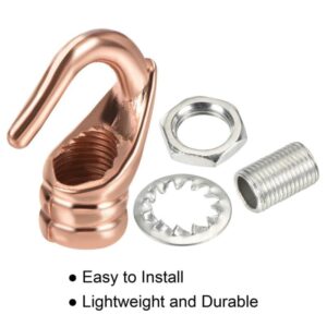 Tool parts Alloy Ceiling Hook Fixtures 25mmx33mm for Ceiling Pendant Light Plate Rose Gold