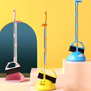 FEMUN,Broom,Broom and Dustpan Set,Kitchen Broom,Brooms for Sweeping Indoor,Folding Broom,Cheap Broom,Cleaning Supplies-Suitable for Living Room, Bedroom, Kitchen, Study, Reading Room, Office.