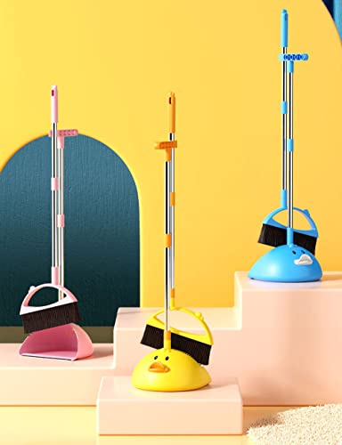 FEMUN,Broom,Broom and Dustpan Set,Kitchen Broom,Brooms for Sweeping Indoor,Folding Broom,Cheap Broom,Cleaning Supplies-Suitable for Living Room, Bedroom, Kitchen, Study, Reading Room, Office.