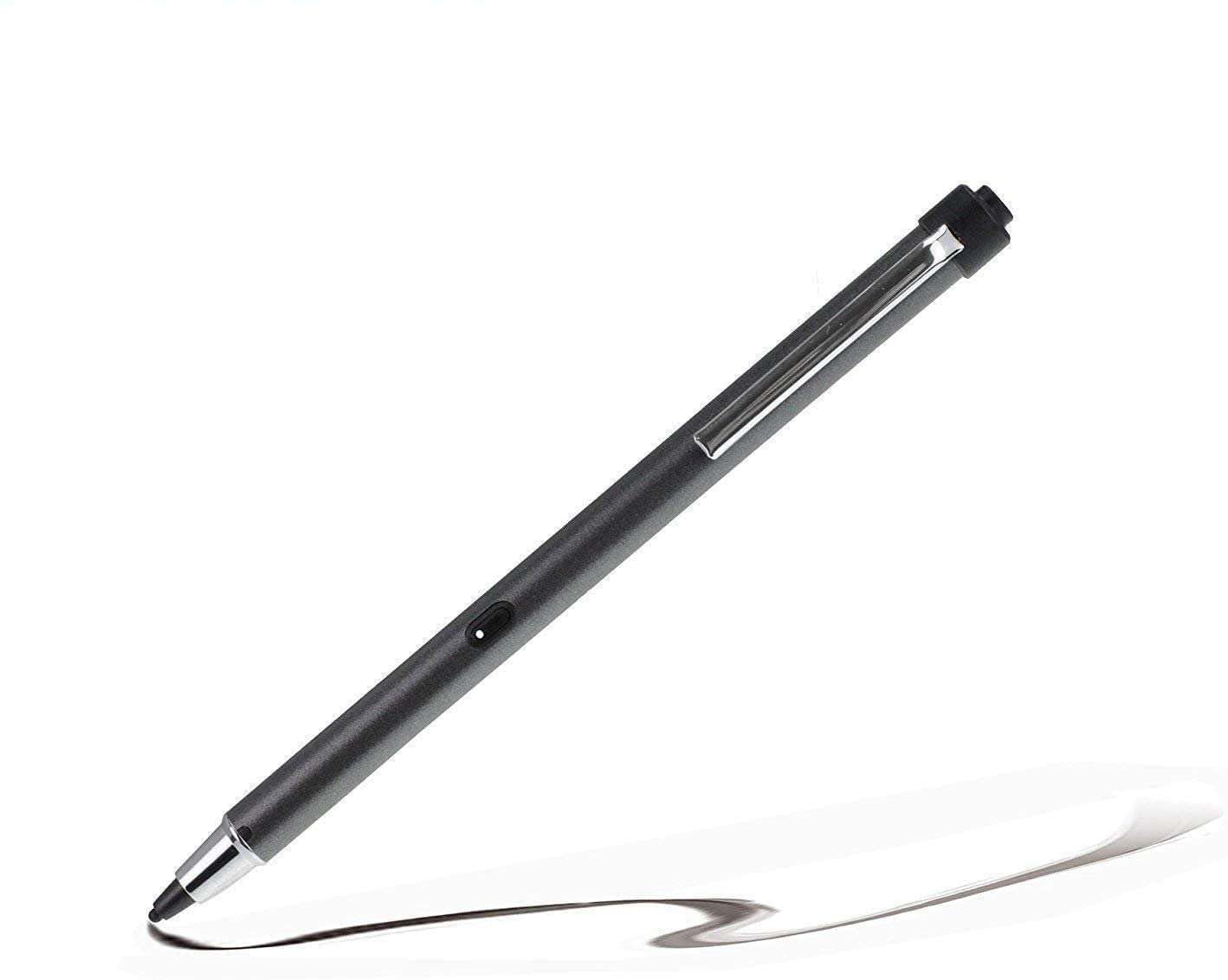 Broonel Grey Rechargeable Fine Point Digital Stylus - Compatible with Acer Chromebook Tab D651N 9.7" Tablet