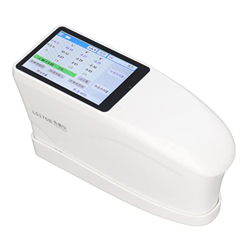 Spectrophotometer, Whiteboard Calibration Accurate Color Difference Tester Strong Analysis Portable for Whiteness Yellowness