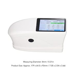 Spectrophotometer, Whiteboard Calibration Accurate Color Difference Tester Strong Analysis Portable for Whiteness Yellowness