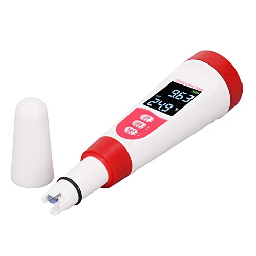 Digital Water Tester TDS EC PH Temperature Meter 4 in 1 0-9999ppm Water Quality Tester for Drinking Water Aquariums