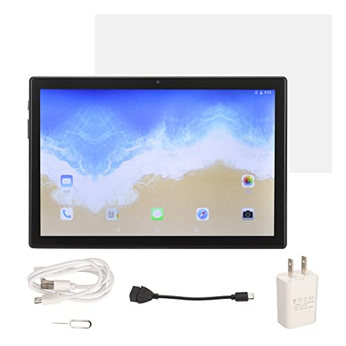 soobu Office Tablet, HD Tablet 5800mAh 5G WiFi 10.1 Inch 8GB RAM 128GB ROM for Travel (US Plug)