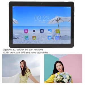 TOPINCN HD Tablet, 100-240V 10.1in Tablet IPS Touch Screen Dual SIM Support Multiple Languages for Home (US Plug)