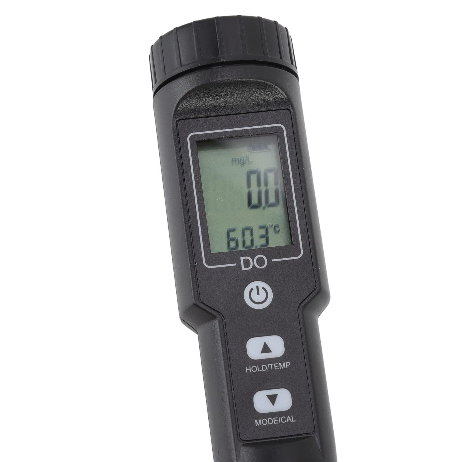 Digital Dissolved Oxygen Measuring esting pH Meters Meter, Detachable Probe Digital Screen Display Dissolved Oxygen Sensor, Dissolved Oxygen Sensor for Aquarium Experiment Research (Without Backlit)