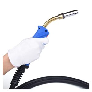 Welding Tool 24KD 250A MIG/MAG Welding Torch Gun 3M/9.84Ft European Connector for Binzel MB 24 Welder Machine Accessories Equipment Tool for Industrial, Farm, or Home Applications.