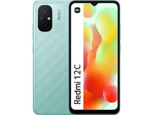 xiaomi redmi 12c 4g lte (64gb + 3gb) factory global unlocked gsm 6.71" 50mp dual camera (only t-mobile/mint usa market) + (w/fast car charger bundle) (mint green)