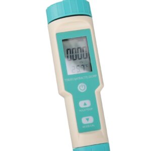 Fydun Water Quality Meter, Temp EC Salinity SG 7 in 1 Accurate orp Meter ORP PH TDS Digital Testing Pen with Powder