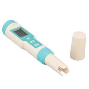 Fydun Water Quality Meter, Temp EC Salinity SG 7 in 1 Accurate orp Meter ORP PH TDS Digital Testing Pen with Powder