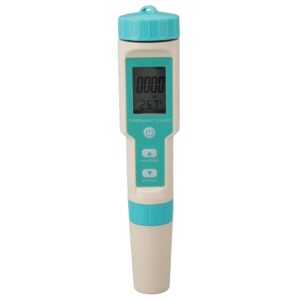 Fydun Water Quality Meter, Temp EC Salinity SG 7 in 1 Accurate orp Meter ORP PH TDS Digital Testing Pen with Powder