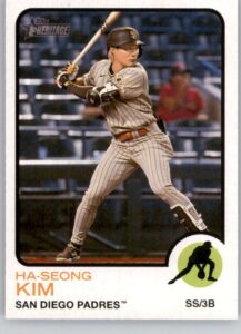 2022 topps heritage high number #542 ha-seong kim san diego padres mlb baseball trading card