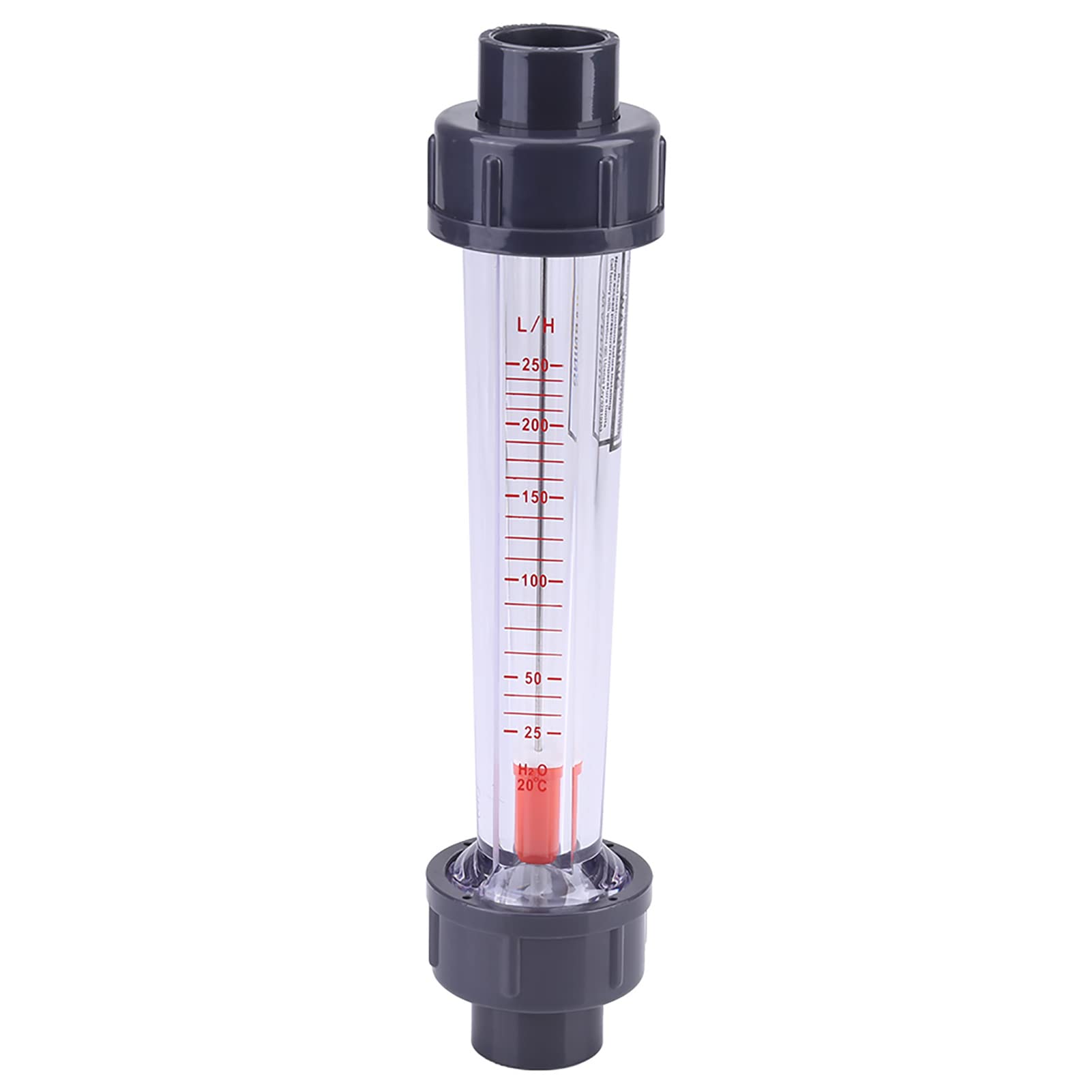 Xp Gauge Dn15 2-25-250L/H Fertilizer Plastic Tube Type 25-250L/H Instantaneous Water Flow Meter Flowmeter