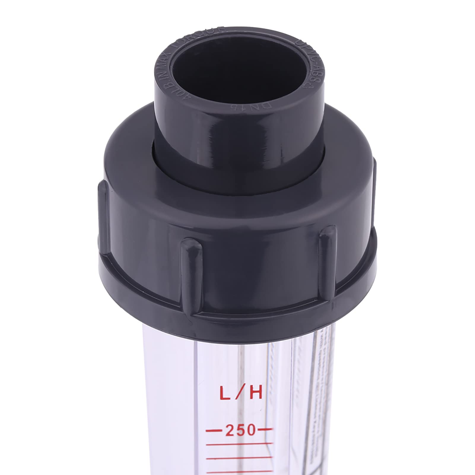 Xp Gauge Dn15 2-25-250L/H Fertilizer Plastic Tube Type 25-250L/H Instantaneous Water Flow Meter Flowmeter