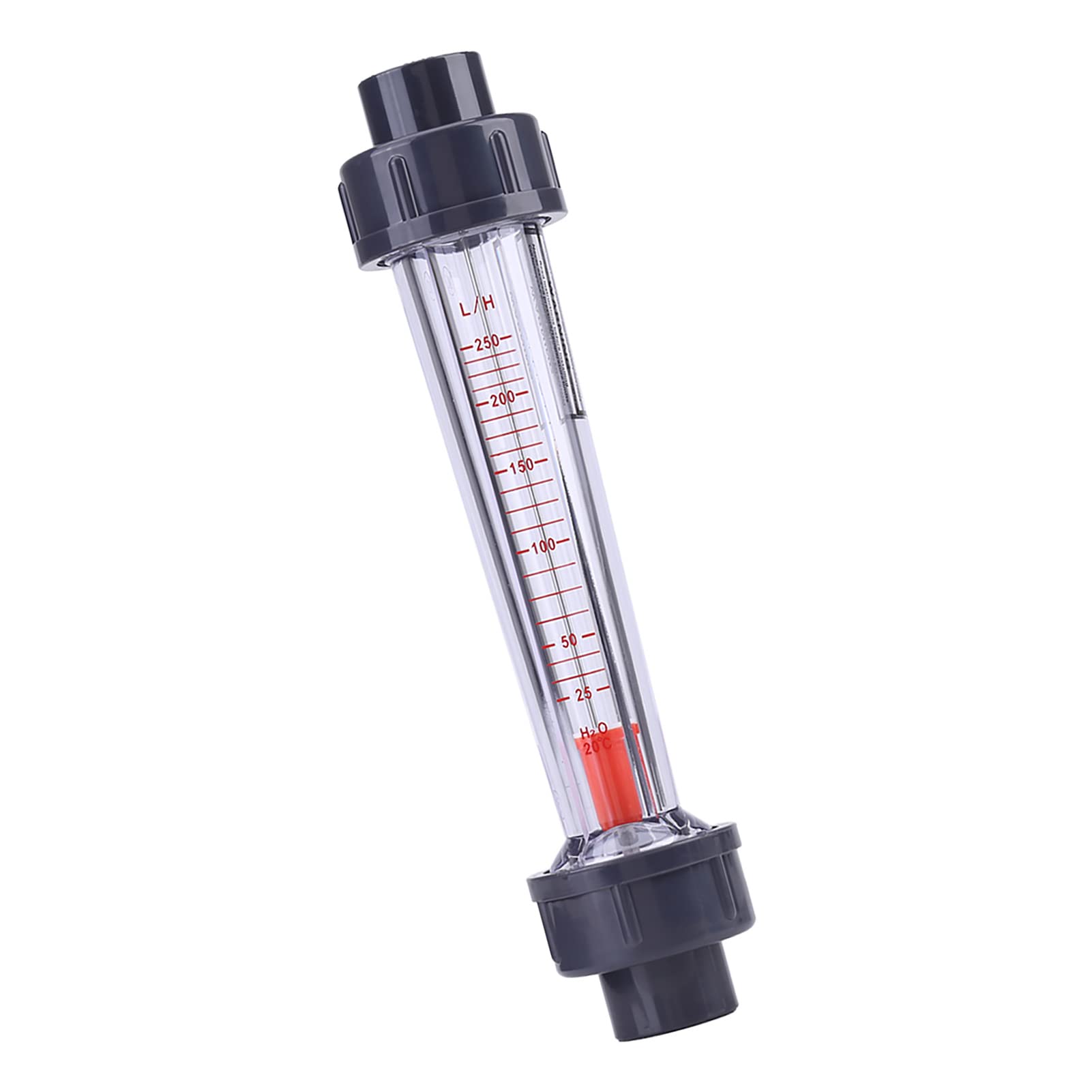 Xp Gauge Dn15 2-25-250L/H Fertilizer Plastic Tube Type 25-250L/H Instantaneous Water Flow Meter Flowmeter