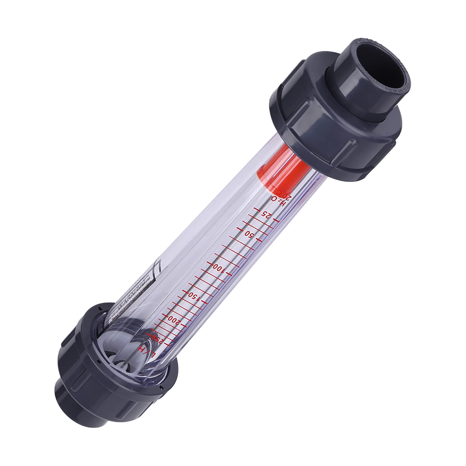 Xp Gauge Dn15 2-25-250L/H Fertilizer Plastic Tube Type 25-250L/H Instantaneous Water Flow Meter Flowmeter