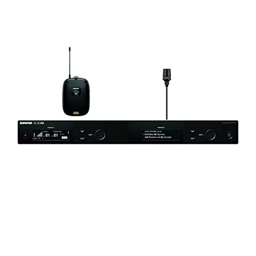 Shure SLXD14D/CVL Centraverse Lavalier Wireless Microphone System, H55 514-558 MHz