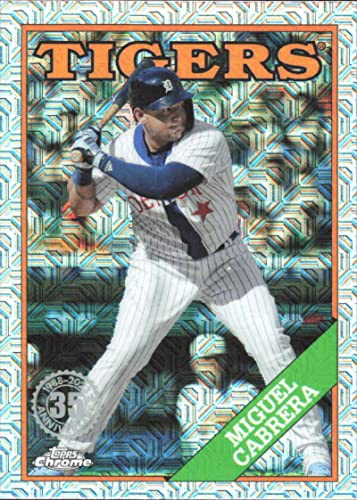 2023 Topps Series One Silver Packs Mojo Refractor #T88C-71 Miguel Cabrera NM-MT Detroit Tigers Baseball Trading Card MLB