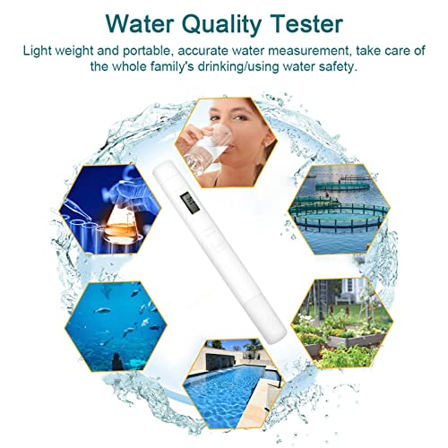 Weytoll Multifunctional Digital 3 in 1 Water Quality Tester Portable High Accurancy Water Quality Test Pen Water Quality Measurement Tool Water TDS/EC/Temperature Measuring