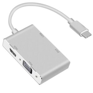 brassu 2 type-c to hdmi+vga+dvi converters