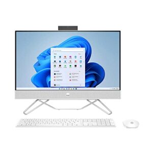 hp all-in-one 27-inch full hd ips touchscreen display 12th gen intel core i7-1255u 32gb ram 1tb ssd win 11 home pc (starry white, renewed)