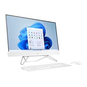 HP All-in-One 27-Inch Full HD IPS Touchscreen Display 12th Gen Intel Core i7-1255U 32GB RAM 1TB SSD Win 11 Home PC (Starry White, Renewed)