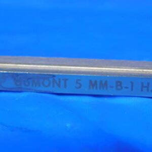 Dumont 5mm-B HSS Keyway Broach 5mm Wide 5 mm B 6 3/4 OAL .1969 USA - TH0600CT2