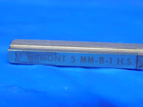 Dumont 5mm-B HSS Keyway Broach 5mm Wide 5 mm B 6 3/4 OAL .1969 USA - TH0600CT2