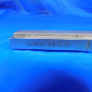 Dumont 3/8-D HSS Keyway Broach 3/8" Wide D 13 7/8 OAL .375 USA - TH0598CT2