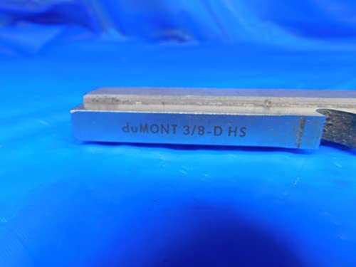 Dumont 3/8-D HSS Keyway Broach 3/8" Wide D 13 7/8 OAL .375 USA - TH0598CT2