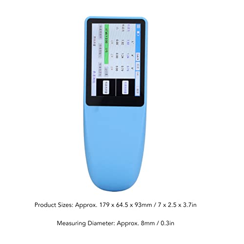 Color Difference Meter, Colorimeter Multiparameter Measurement Portable ABS for Metal Processing