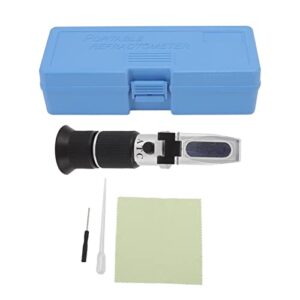 Fruit Sugar Content Measuring Tool, Adjustable Lens Efficient Accurate 0‑80% Portable Brix Tester Refractometer for Home